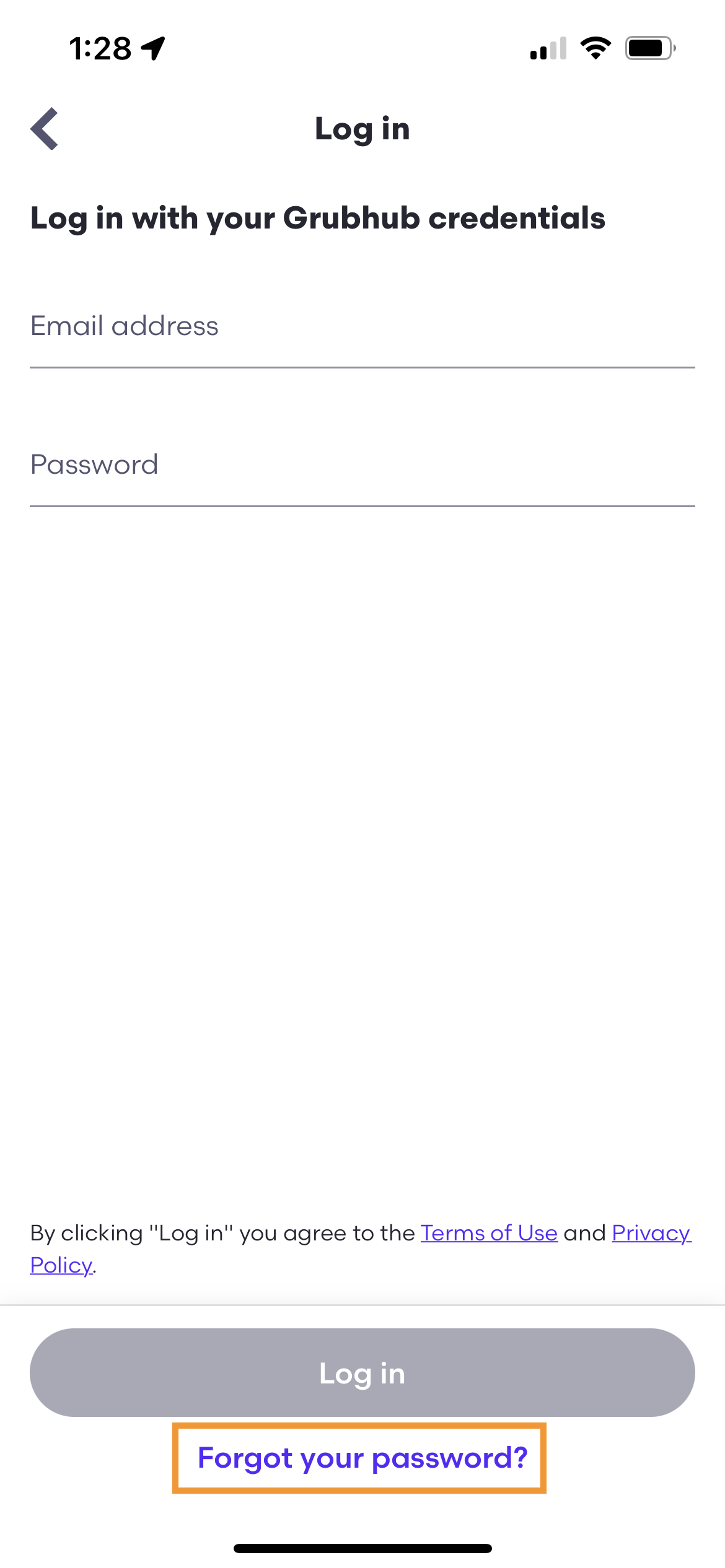 How do I reset my password in the Grubhub for Drivers app? – Grubhub ...