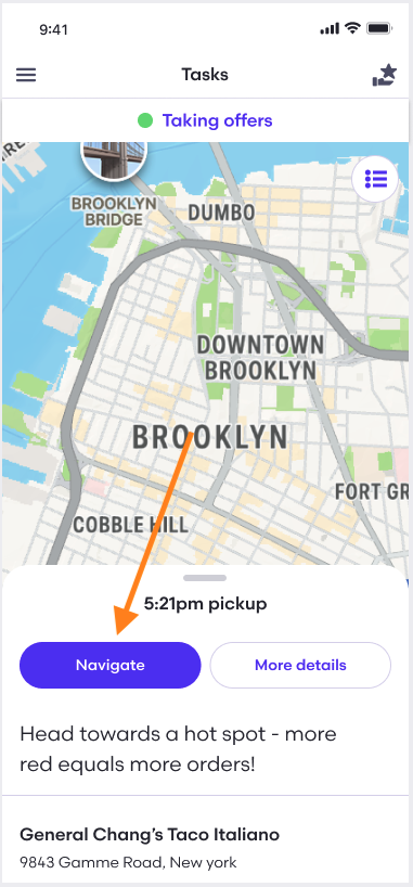 How do I use the Grubhub for Drivers app to complete deliveries ...