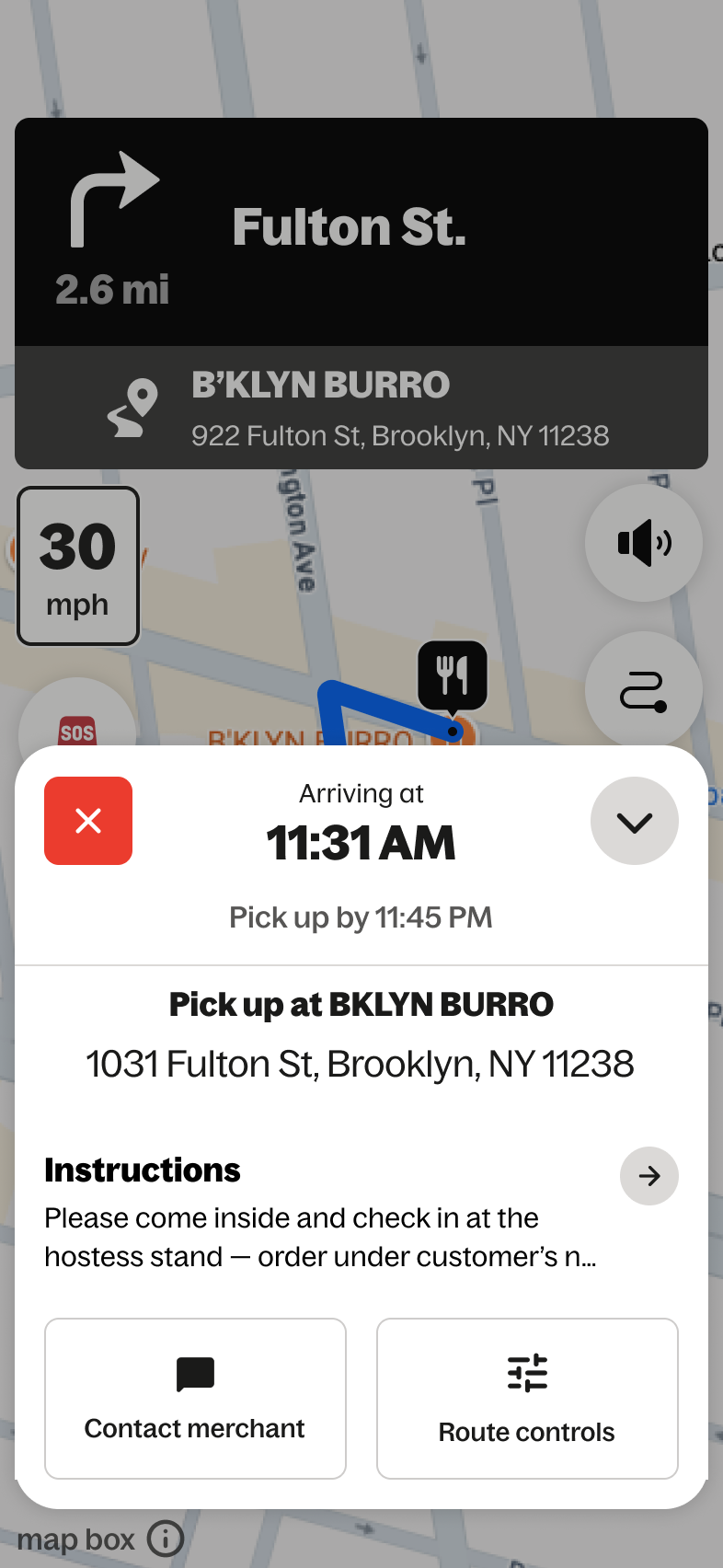 In-App Navigation Driver FAQs – Grubhub for Drivers